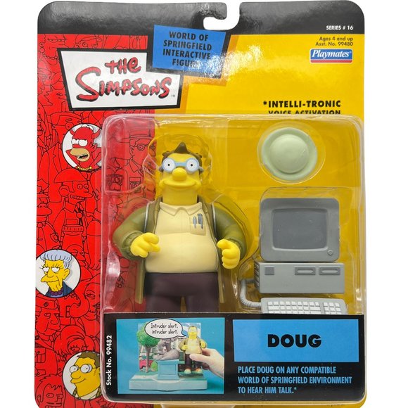Simpsons | Toys | Simpsons Doug Voice Activated World Of Springfield ...